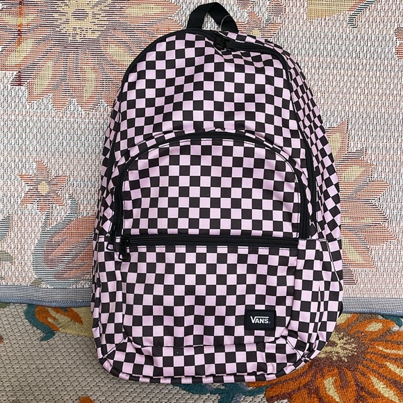 Vans | Bags | Vans Ranged 2 Prints Multicolor Checker Backpack Zip ...